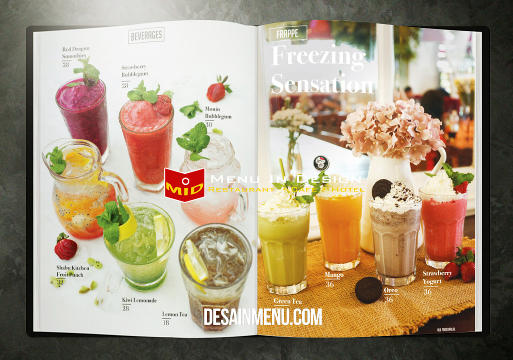 Desain Menu Shabu Kitcken Lampung