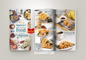 Desain Menu Restoran - JJ Royal Bistro 2018
