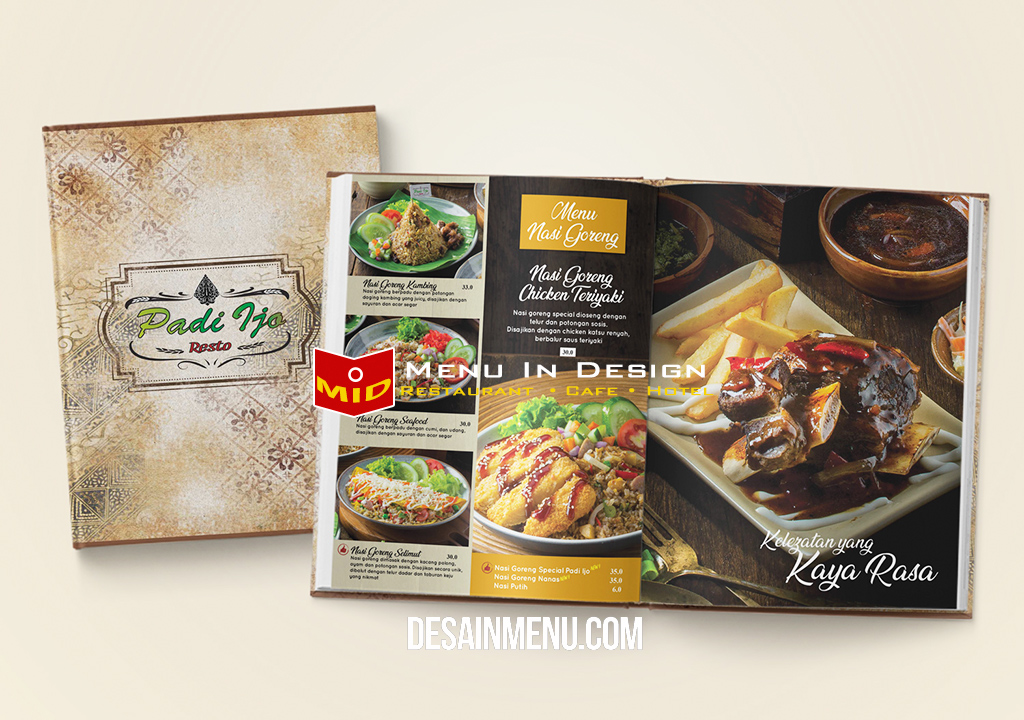 Desain Menu Makanan - Padi Ijo